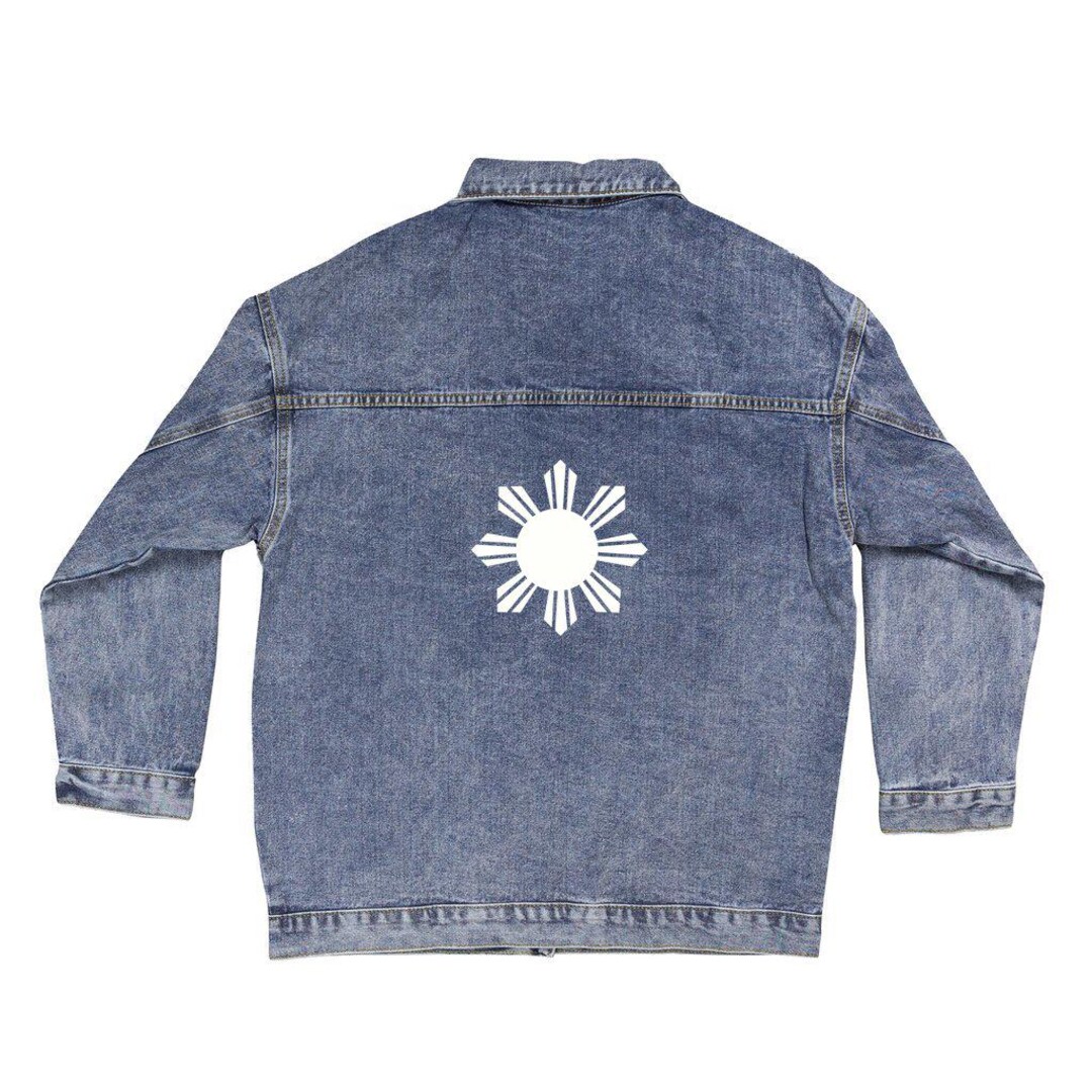 Filipino Denim Jacket Filipino Pride Jacket, Filipino Women’s Jacket ...