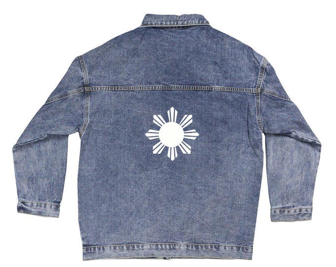 Filipino Denim Jacket Filipino Pride Jacket, Filipino Women’s Jacket ...