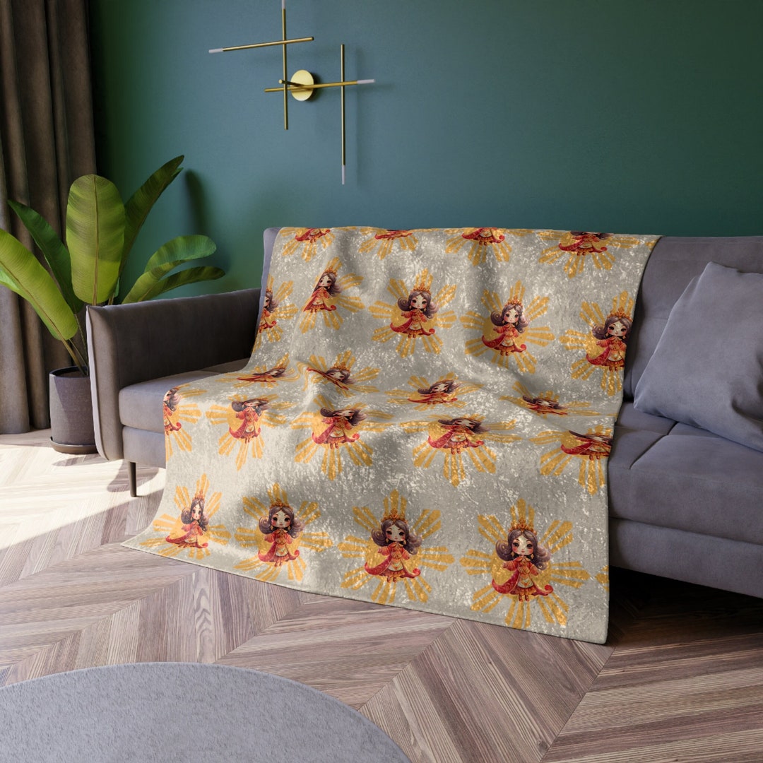 Filipino Blanket Gift, Filipino Princess Art, Philippine Blanket Gift ...