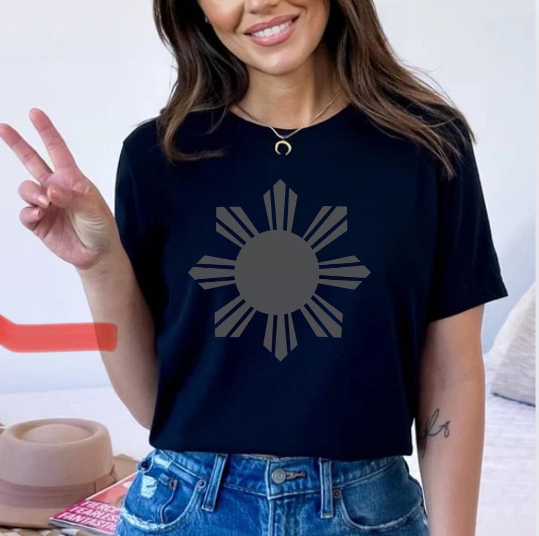 Filipino Flag Shirt Philippines Flag, Filipino Shirt Gift, Filipino Sun ...