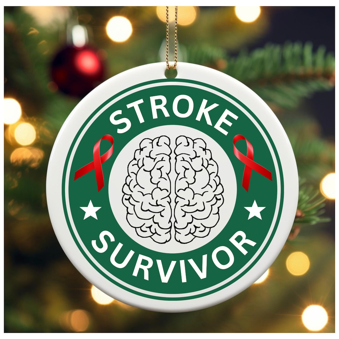 Stroke Survivor Ornament, Stroke Ornament Gift, Stroke Warrior ...
