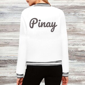 Filipino Barong Tagalog, Filipino Jacket for Women, Filipino Varsity ...