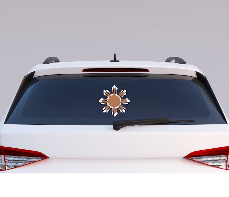 Filipino Flag Sticker Filipino Star Decal Philippines Flag - Etsy