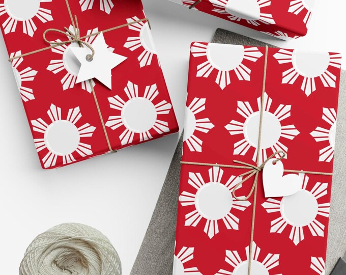 Filipino Christmas Gift Wrap Paper Filipino Gift Wrap Philippine Gift ...