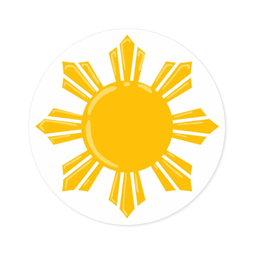 Filipino Star, Filipino Flag Sticker, Philippines Stickers Filipino ...