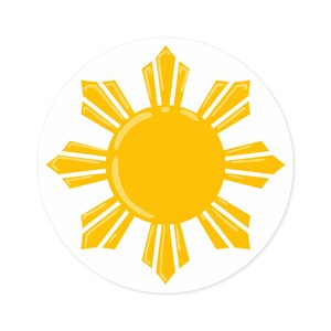 Filipino Star, Filipino Flag Sticker, Philippines Stickers Filipino ...