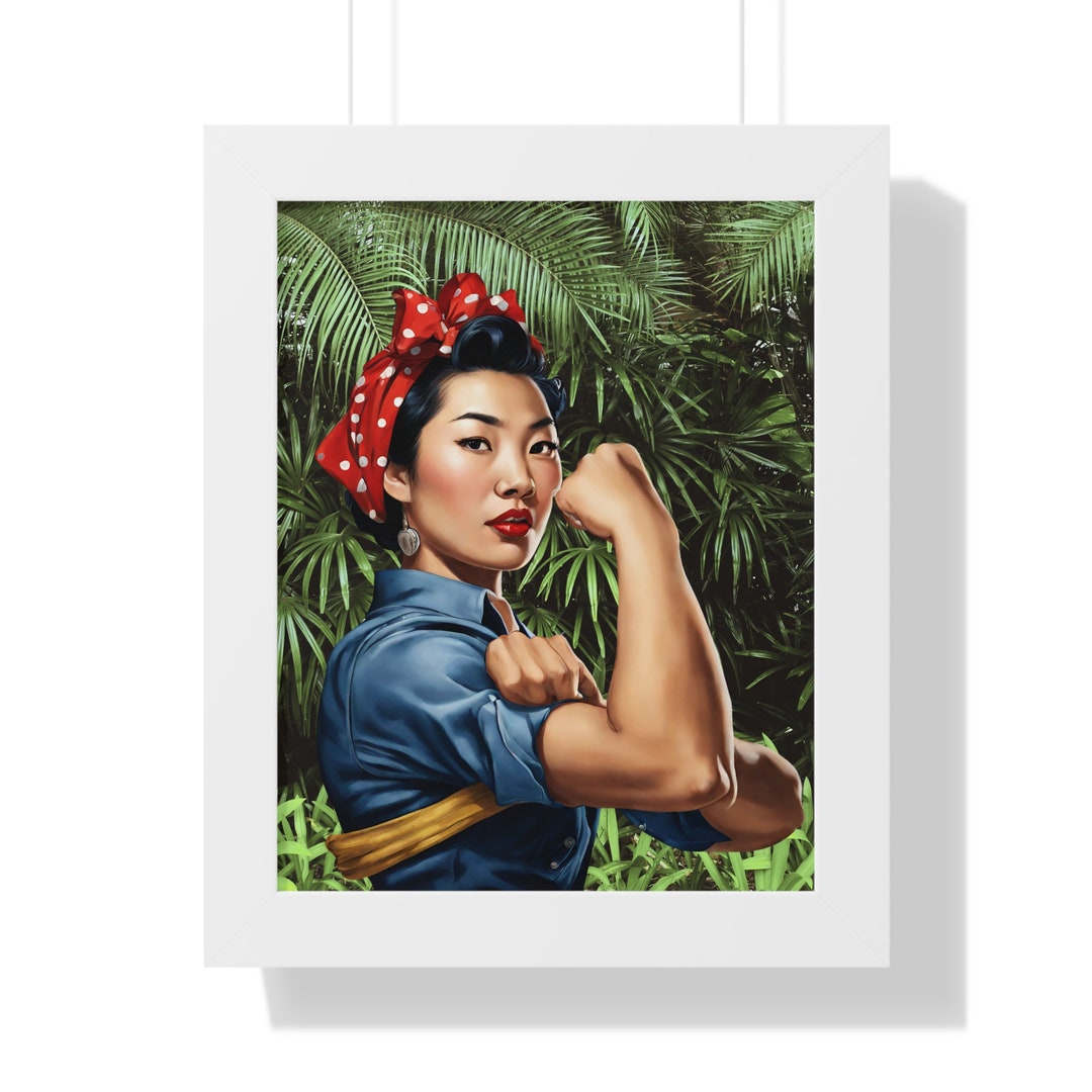 International Womens Day, AAPI Heritage, Asian Wall Art Framed Gift for ...