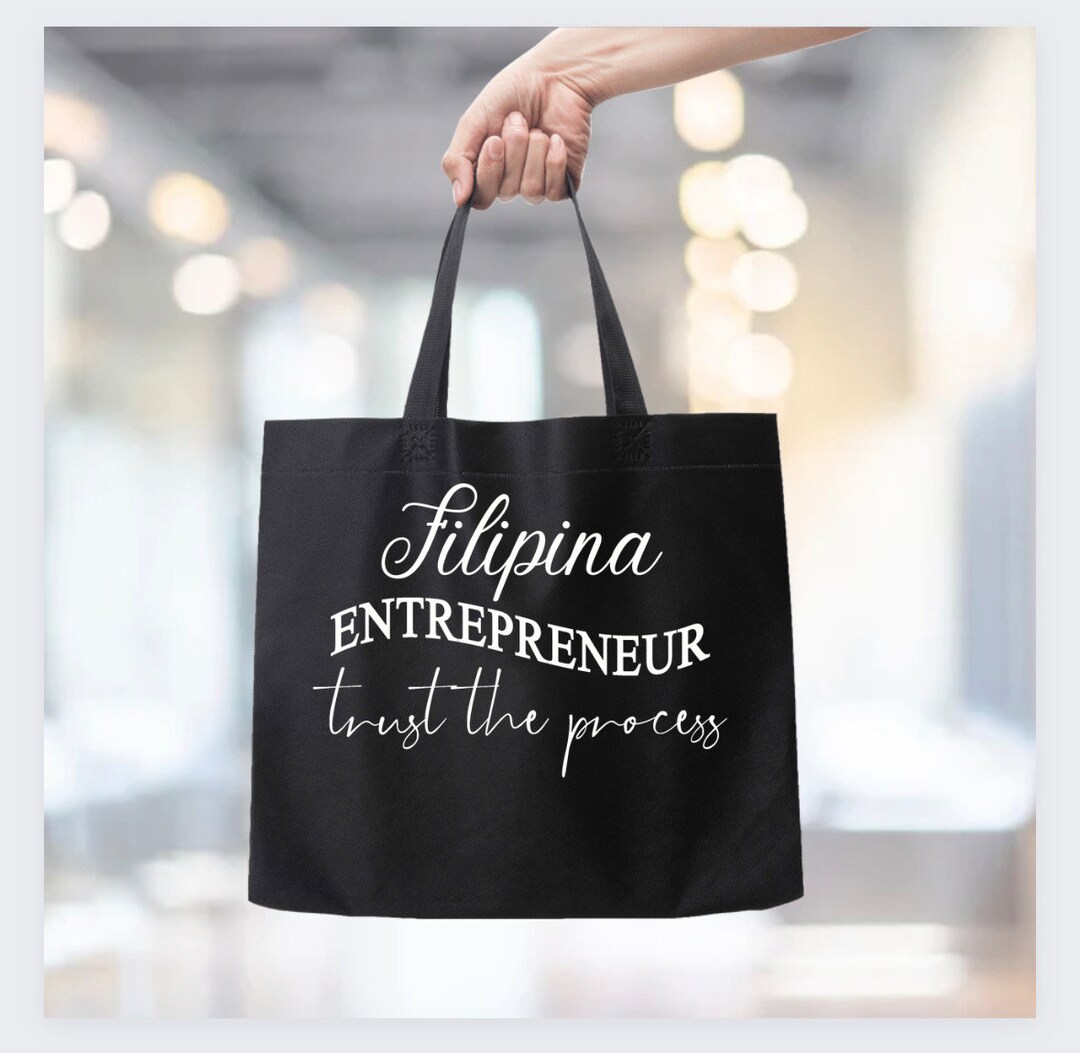Filipino Tote Bag, Filipino Mom Boss, Filipino Entrepreneur Small ...