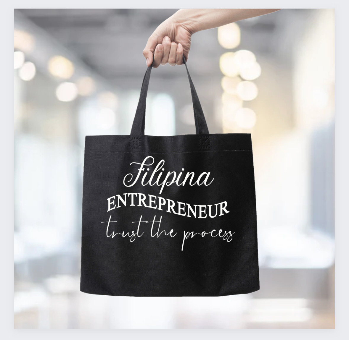 Filipino Tote Bag Filipino Mom Boss Filipino Entrepreneur - Etsy