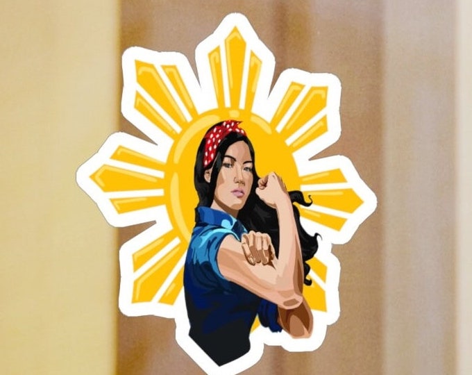 Filipina Sticker, Filipina Art, Filipino Princess Sticker, Filipino ...