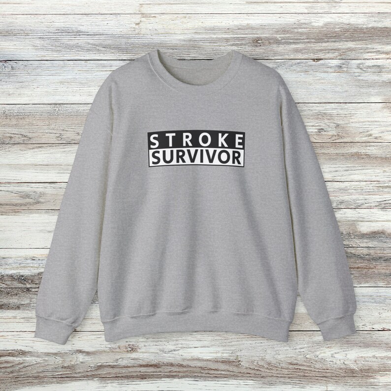 Stroke Shirt Stroke Survivor Sweatshirt Stroke Awareness - Etsy