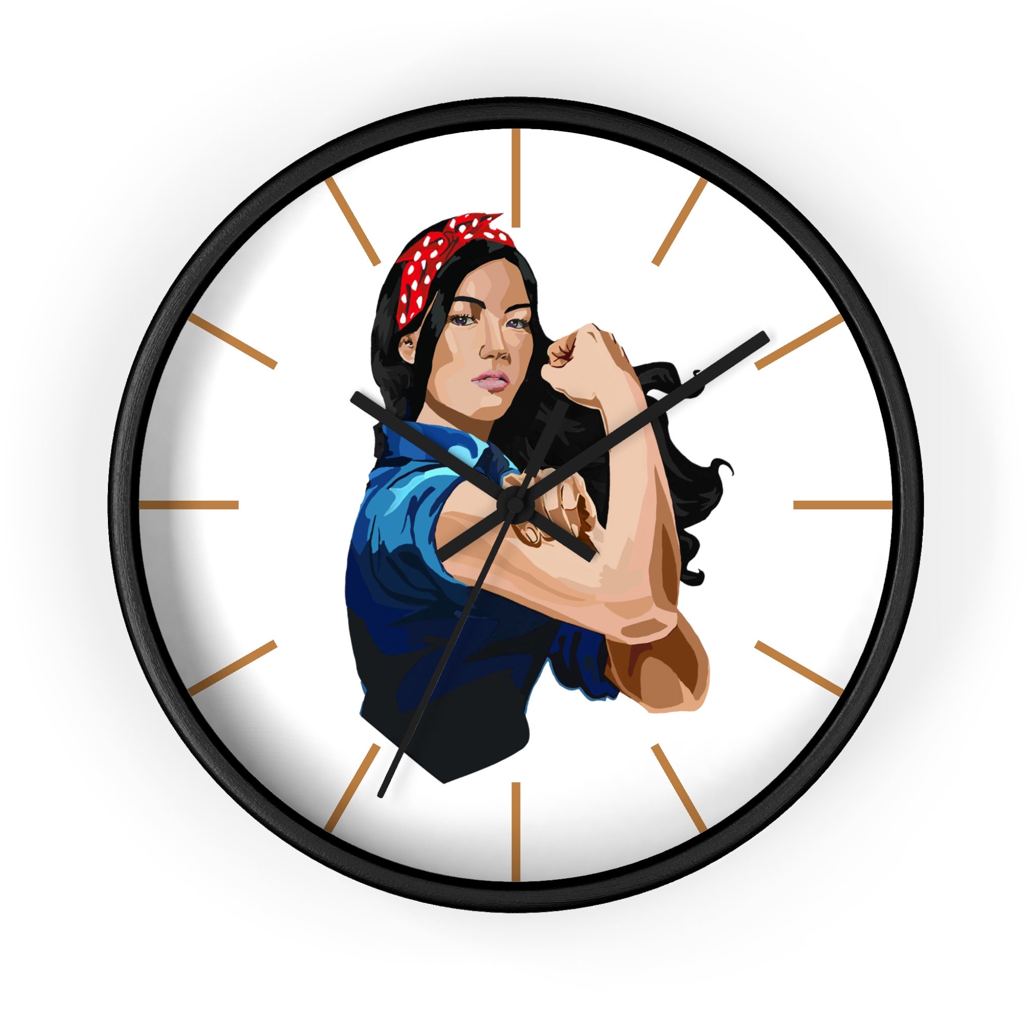 Filipino Art Wall Clock Filipino Wall Decor Asian Rosie the - Etsy