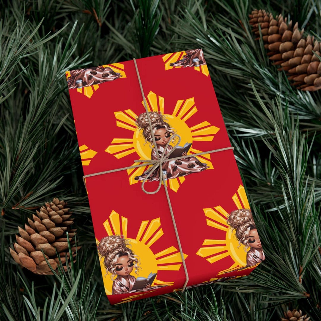 Filipino Christmas Gift Wrap Paper Filipino Gift Wrap Philippine Gift ...