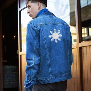 Filipino Denim Jacket Filipino Pride Jacket, Filipino Women’s Jacket ...