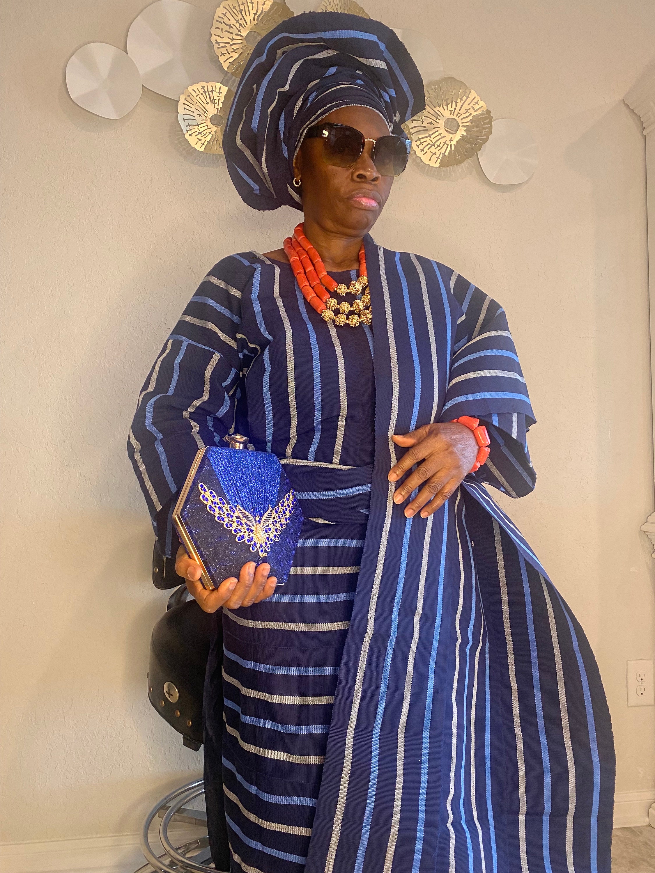 4 Pieces Set Aso Oke for Women Buba/iro/gele/ipele for - Etsy