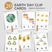 Earth Day Clip Cards, Earth Day Printable, Count and Clip Cards ...