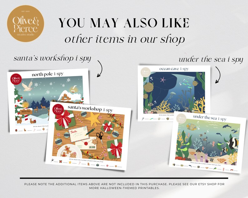 I-spy Arctic Animal Winter Activity Nature Unit Study Montessori ...