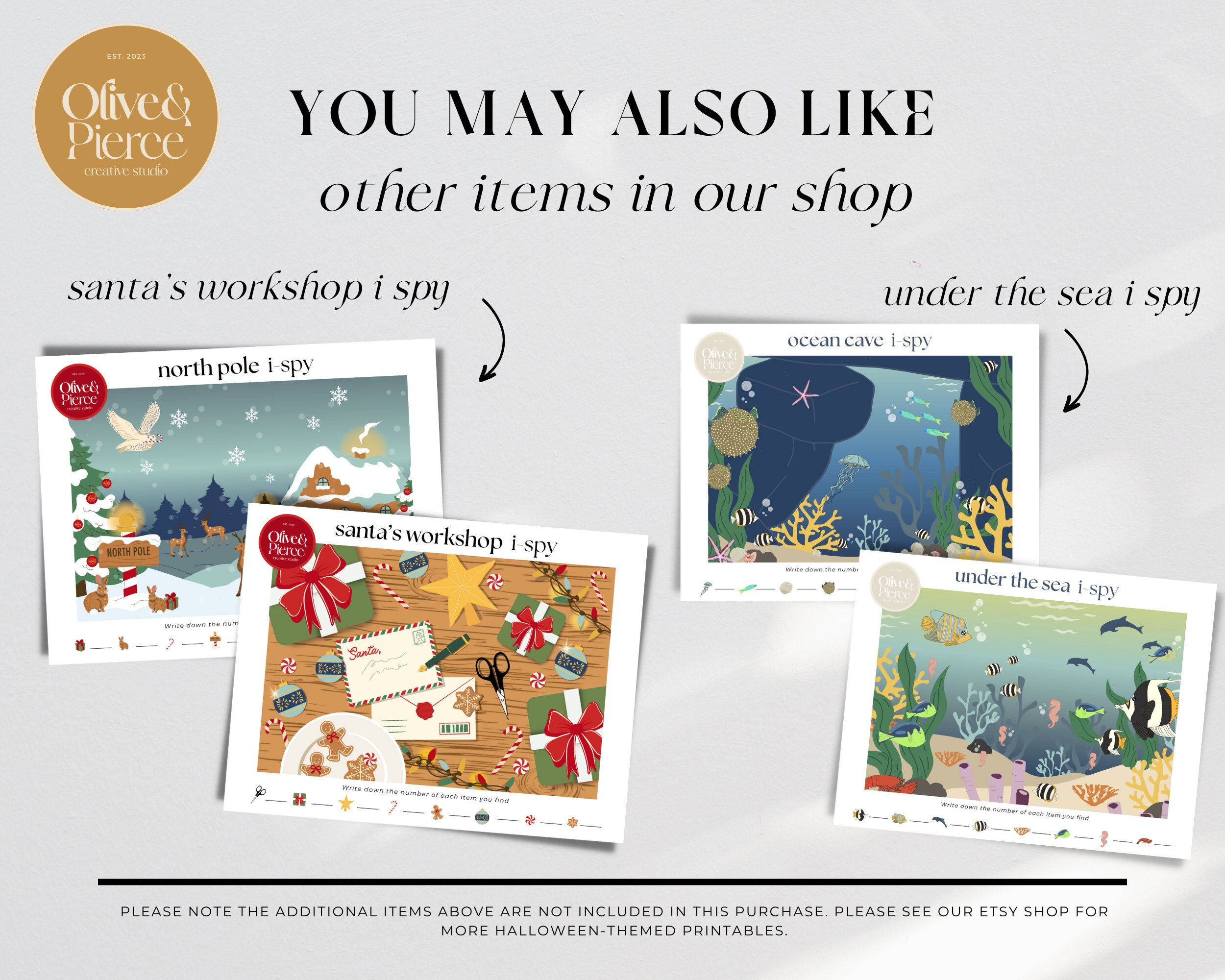 I-spy Arctic Animal Winter Activity Nature Unit Study Montessori ...