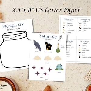 Halloween Spooky Recipe Jar Printable School Fall Montessori Homeschool ...