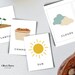 Printable Earth Day Nature Flashcards Montessori Activity Homeschool ...