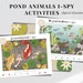 I-spy Printable Jungle Animal Activity, Rainforest Nature Unit Study ...