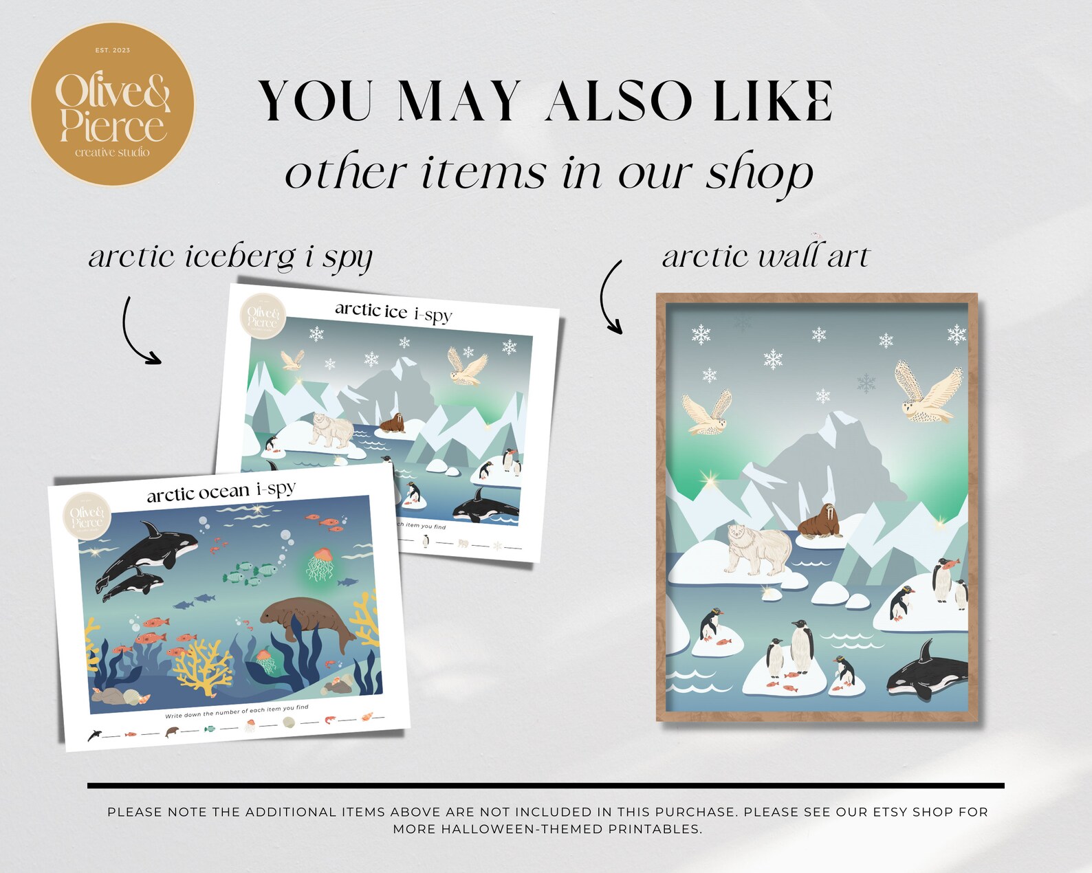 Printable Polar Arctic Animal Flashcards Nature Unit Study Montessori ...