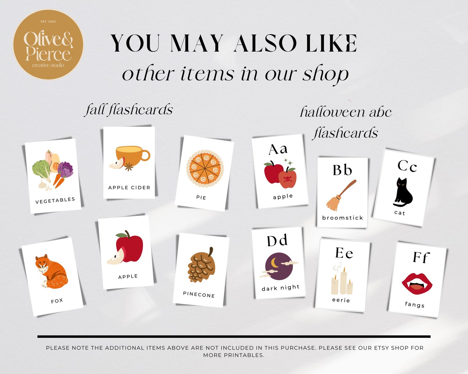 Printable Fall Season I Spy Bundle, Preschool Activity, Autumn ...