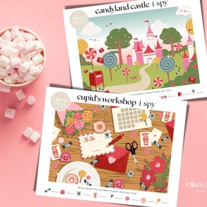 Valentine's Day I Spy Activity Classroom Activity Kids Game Montessori ...