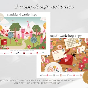 Valentine's Day I Spy Activity Classroom Activity Kids Game Montessori ...