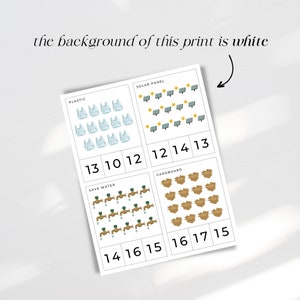 Earth Day Clip Cards, Earth Day Printable, Count and Clip Cards ...