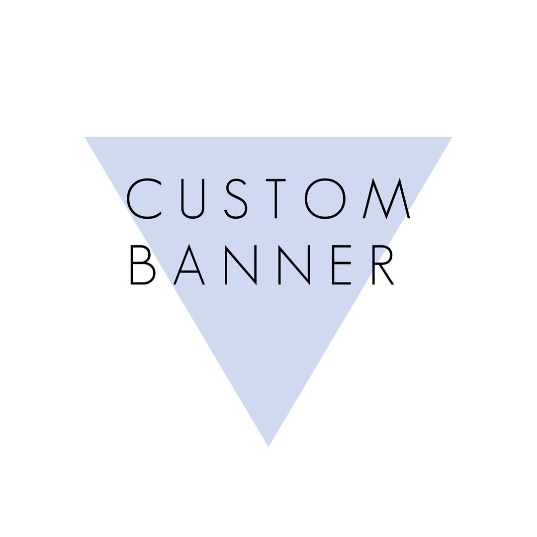 Custom One Sided Fabric Banner, Custom Fabric Bunting, Made to Order ...