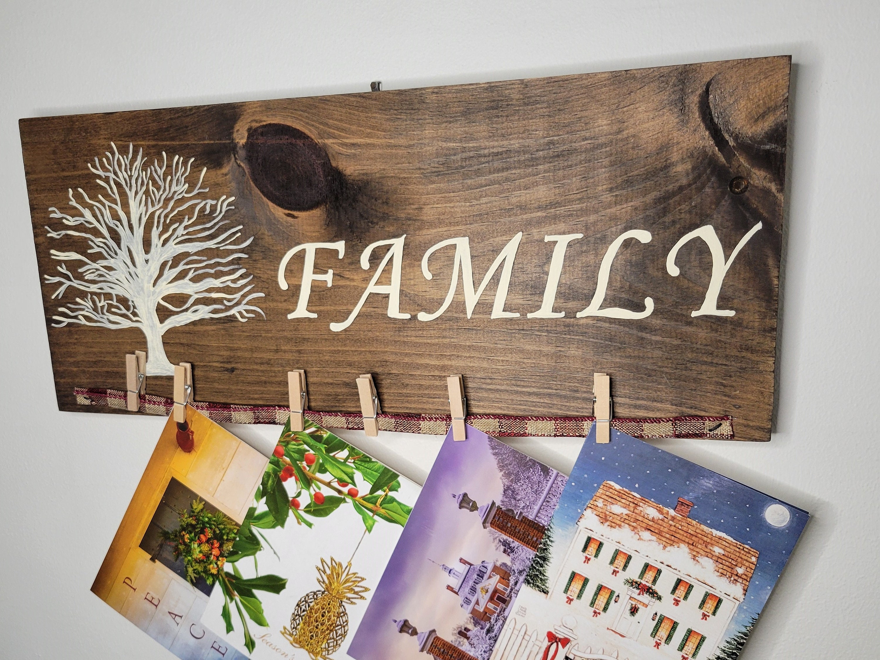 Photo Display Signs, Clothespin Signs, Hand Painted Wooden Signs, Photo ...