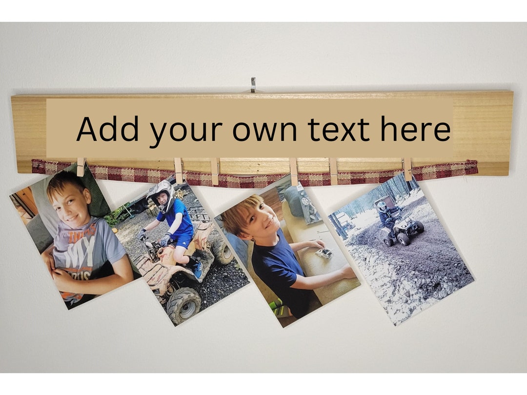 Custom Photo Display Wooden Sign - Etsy