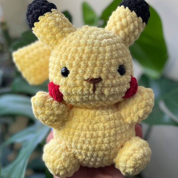 Pikachu Plushie Crochet - Etsy