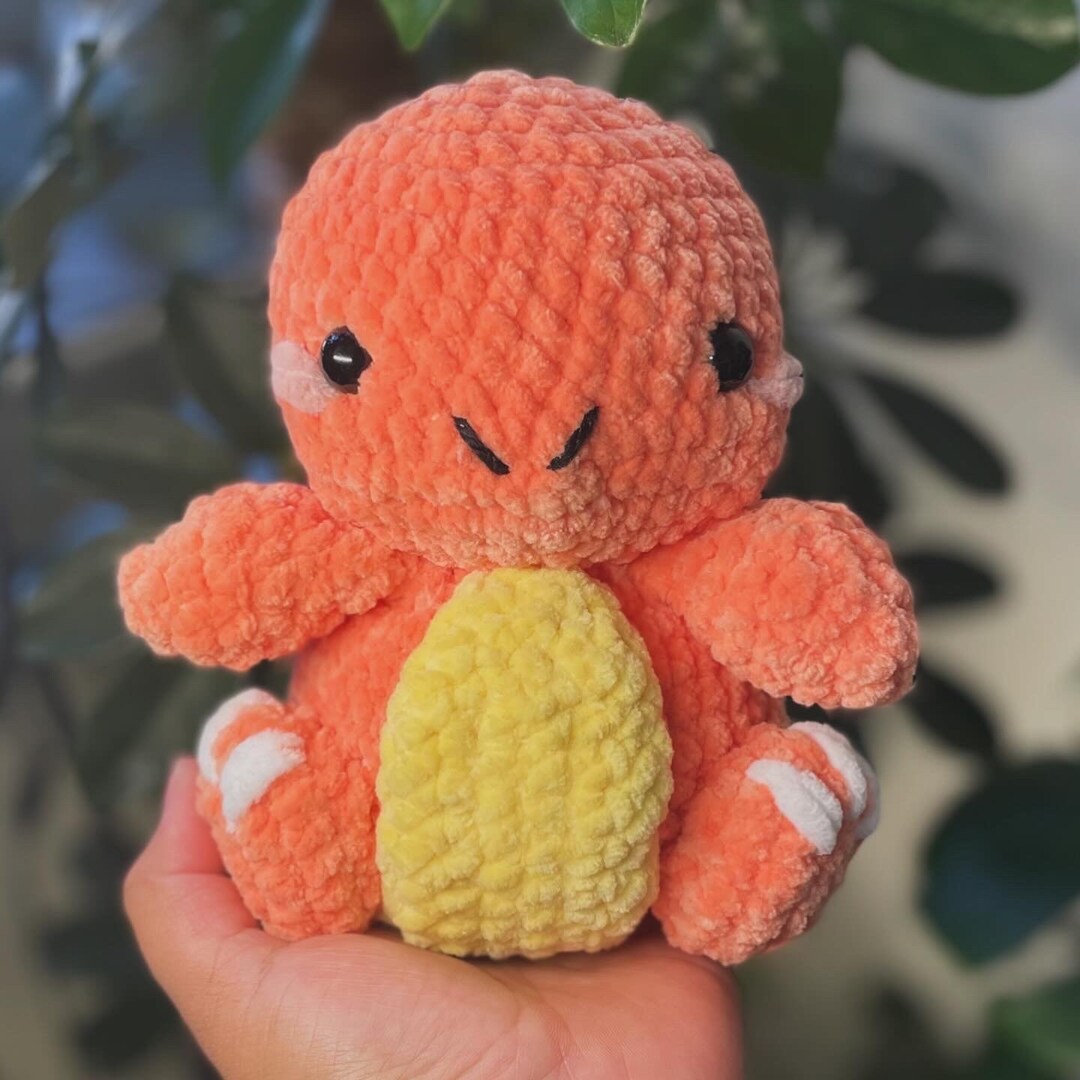 Charmander Amigurumi Stuffed Animal Crochet Handmade Pokémon Fire ...