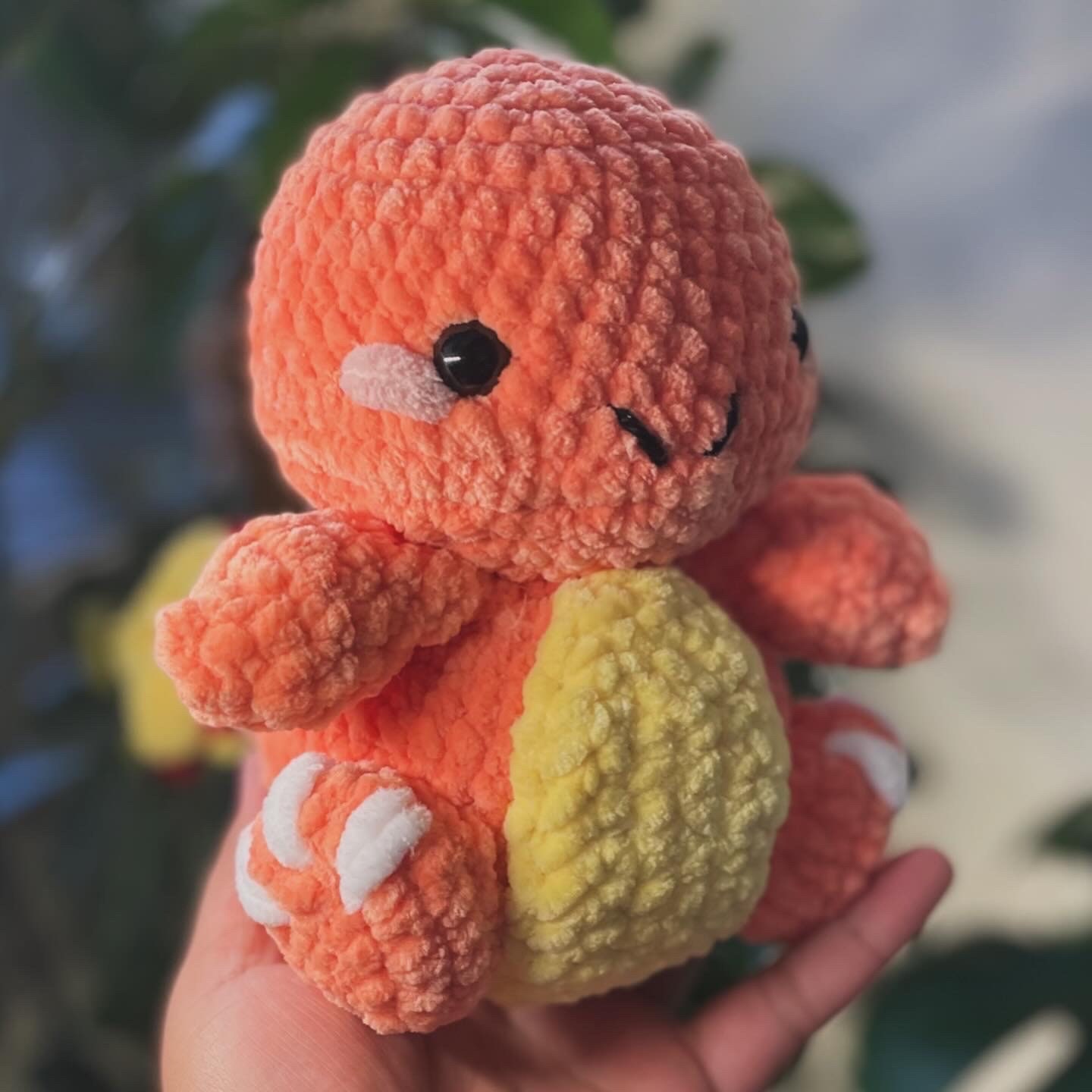 Charmander Amigurumi Stuffed Animal Crochet Handmade Pokémon Fire ...