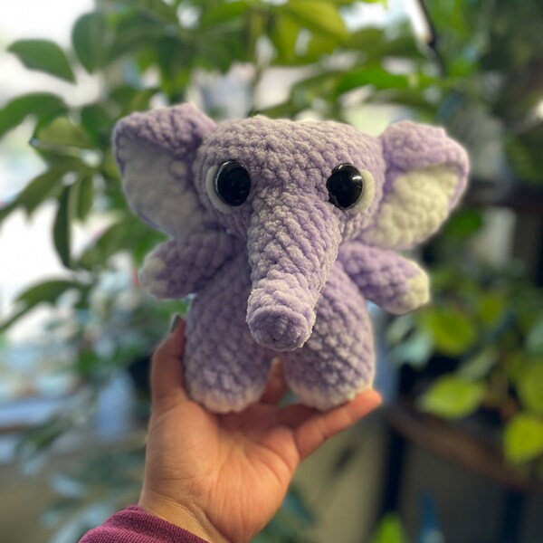 Purple Elephant - Etsy