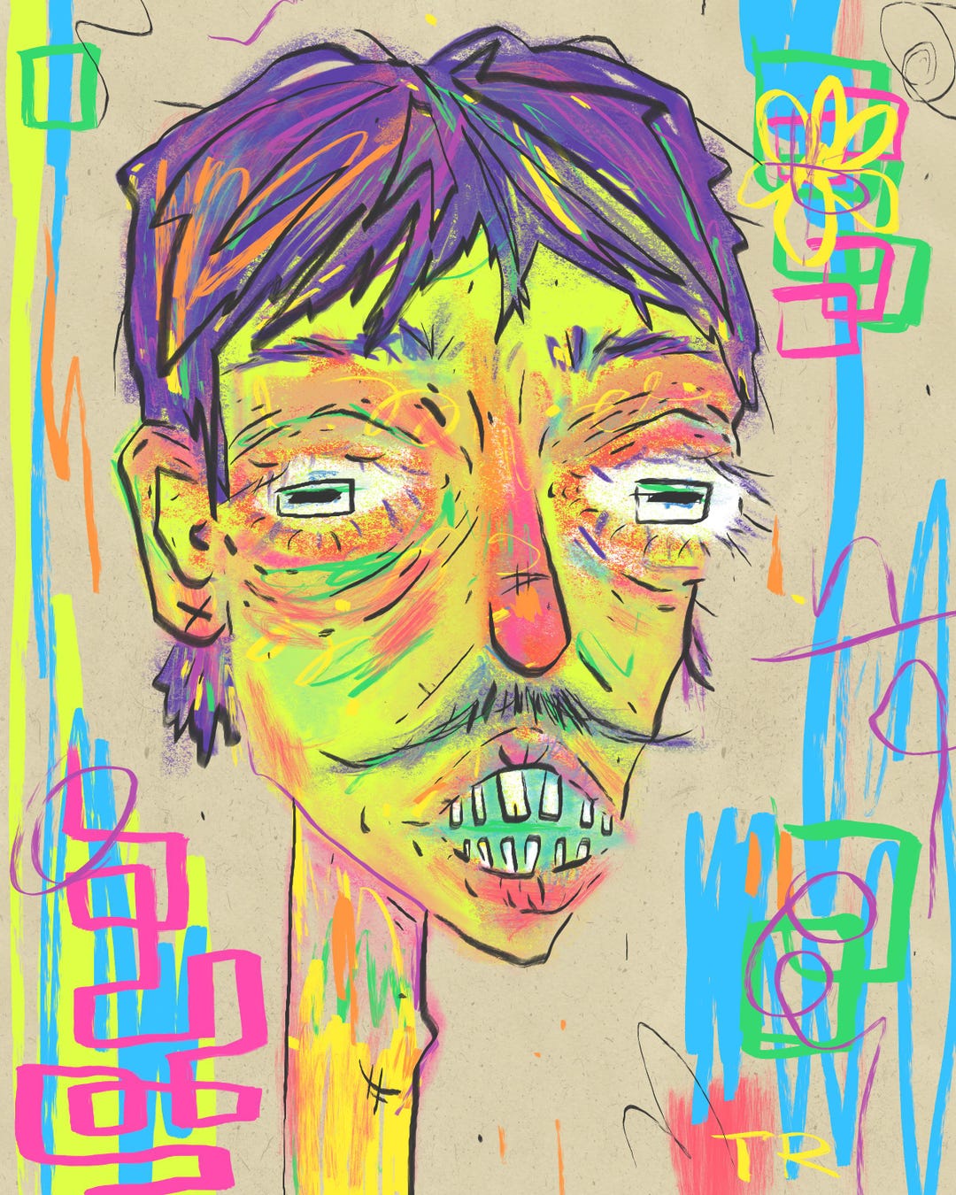 Electric Skin - Art Print by Alexandra Graff - Signed/limited Edition ...