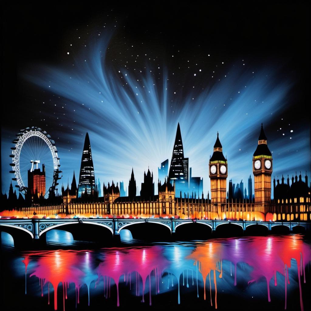 London Skyline - Etsy