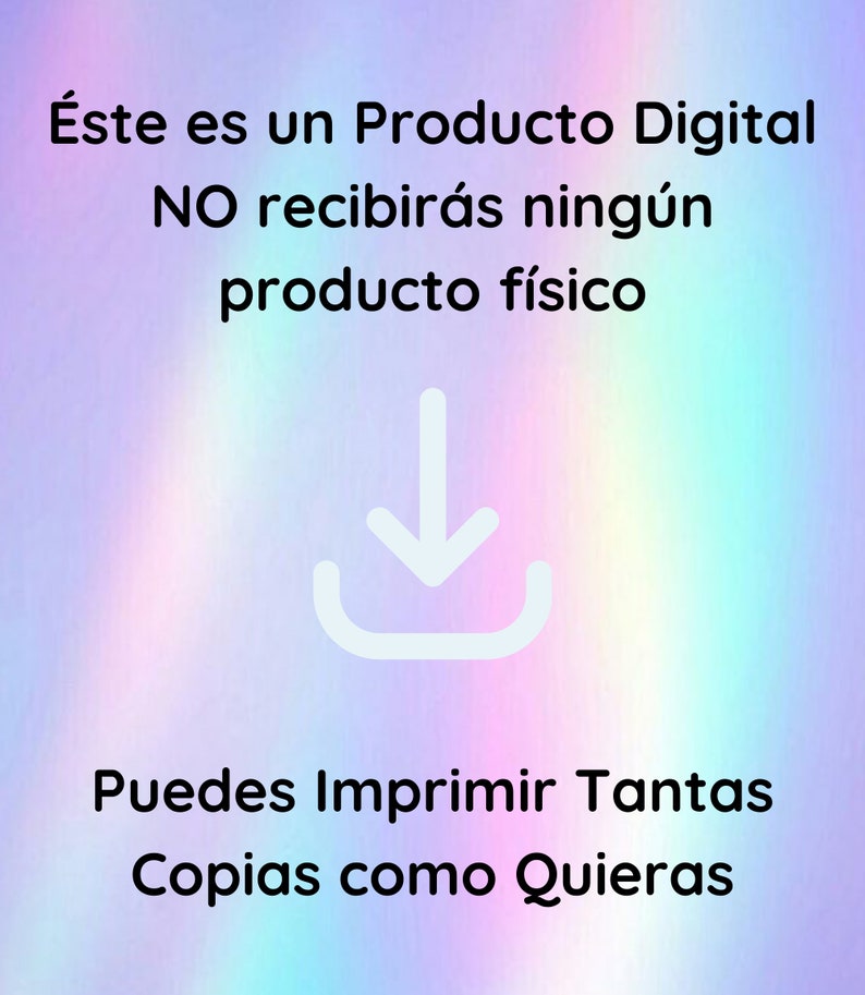 Digital Rainbow Agenda 2024 With Date in Spanish Daily Agenda - Etsy