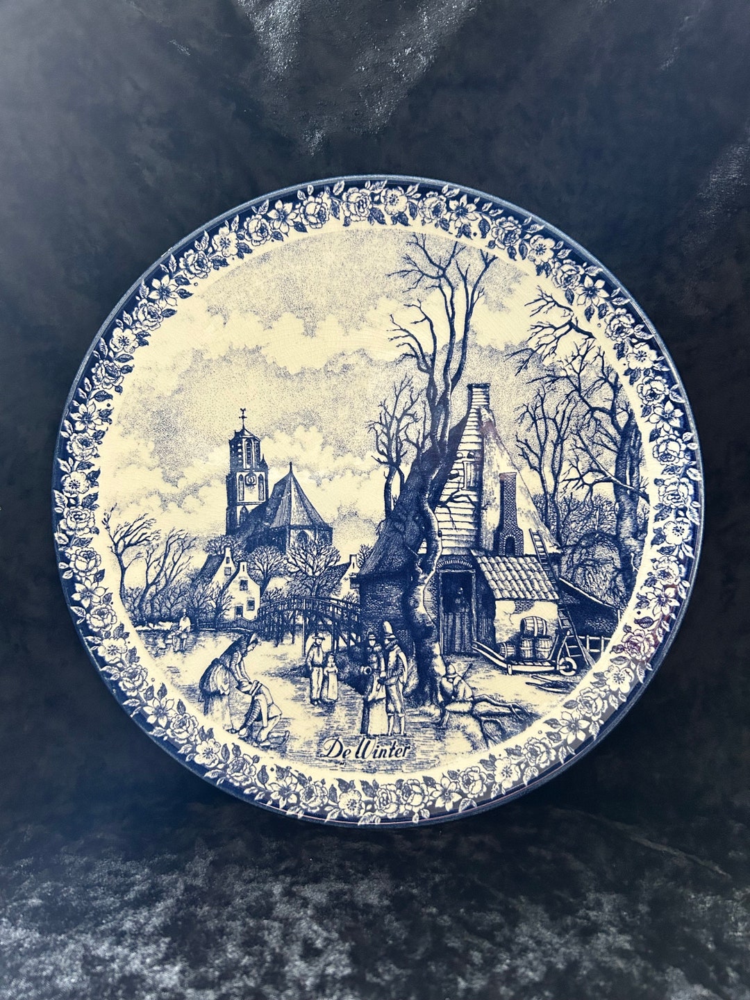 Vintage Delfts Blauw Chemkefa De/the Winter Dutch Collector’s ... Vintage Delfts Blauw Chemkefa De/the Winter Dutch Collector’s ...