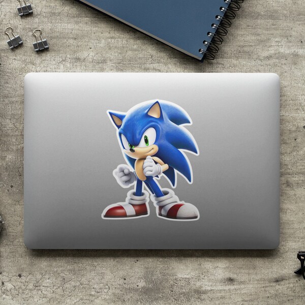Sonic the Hedgehog Vinyl Stickers - Etsy