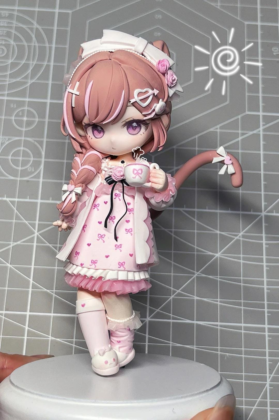 Chibi • Figure Commission: Handmade Personalized Figurine From Drawings ...
