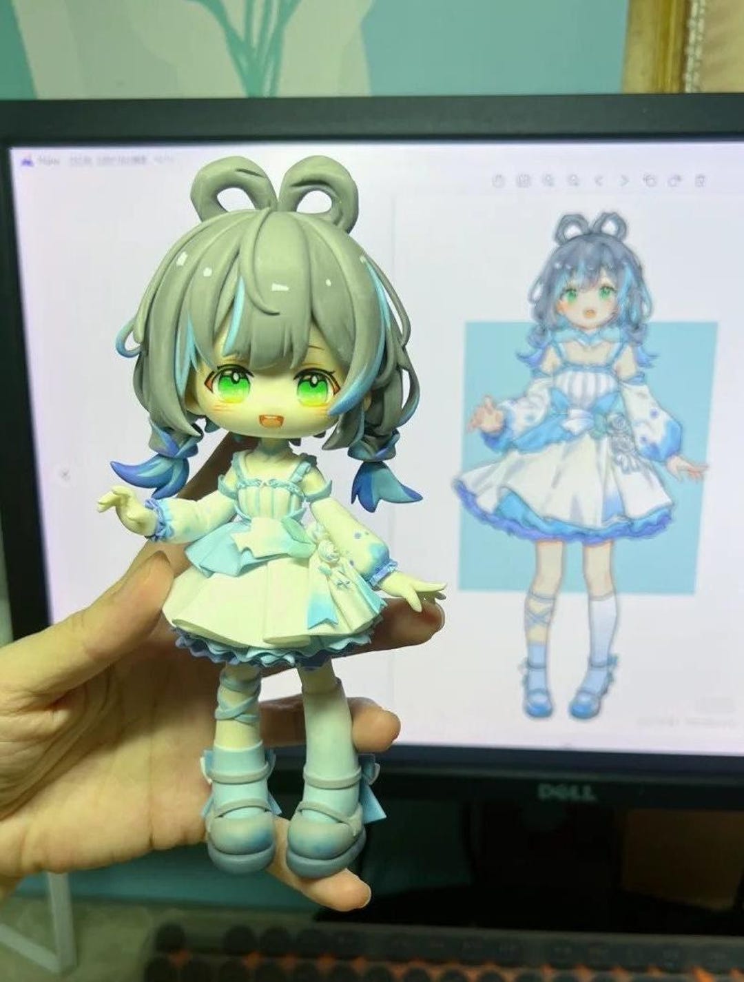 Chibi ∙ Custom Figure, Image to Real Figure, 100% Handmade DIY Figurine ...