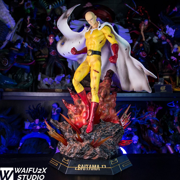 Waifu2x Anime Action Figure 1/7 Scale Bald Hero Ready - Etsy UK