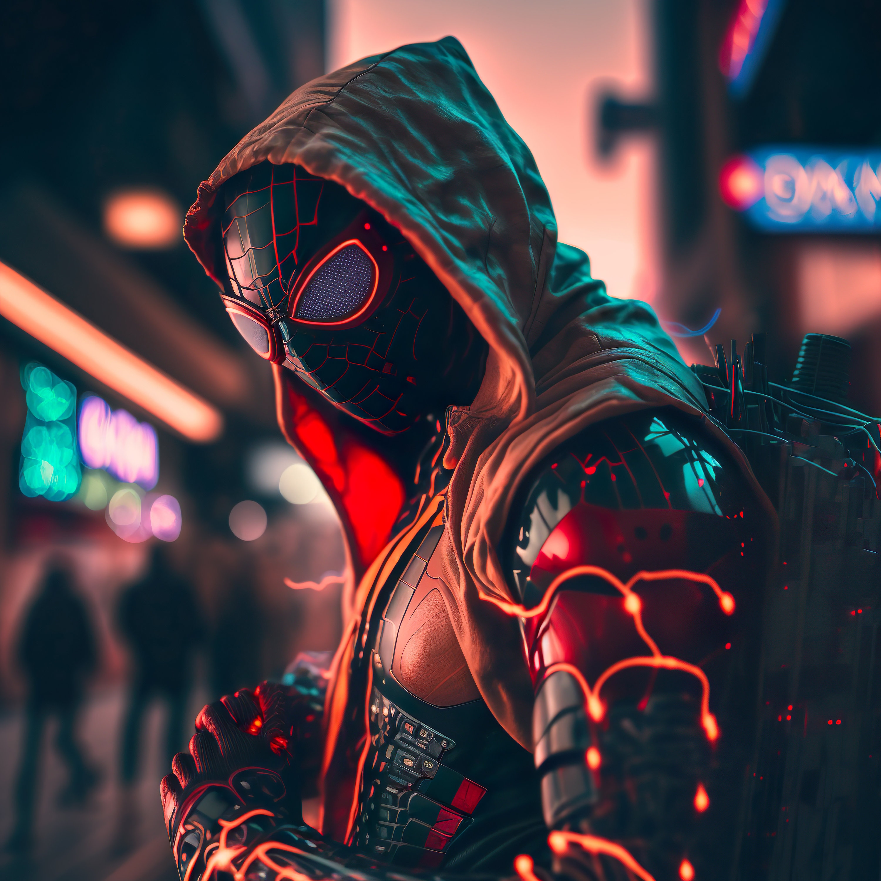 Cyberpunk Spider-man Wallpaper - Etsy Canada