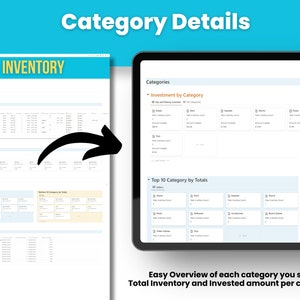 E-commerce Inventory Management System - Notion Template - List Tracker ...