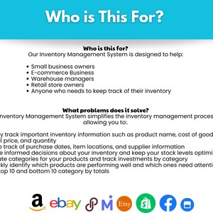 E-commerce Inventory Management System - Notion Template - List Tracker ...
