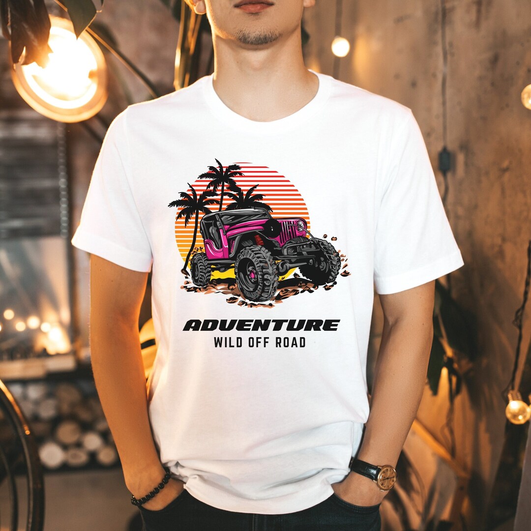 Adventure Wild Off-road Sunset Shirt for Dad, Outdoor Adventure Shirt ...