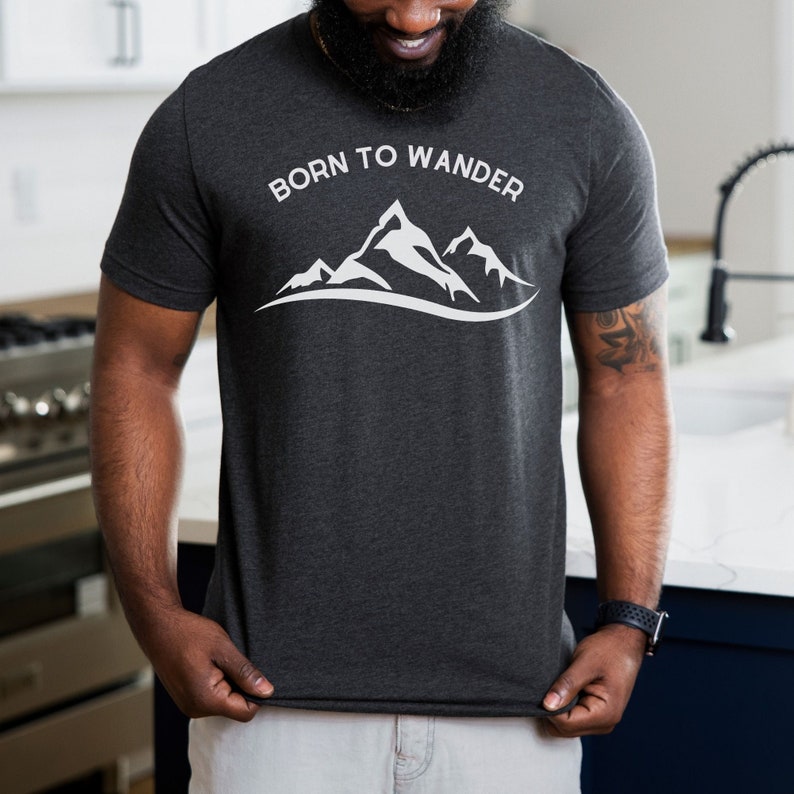 Adventure Outdoors Shirt for Dad Born to Wander Shirt Outdoor - Etsy